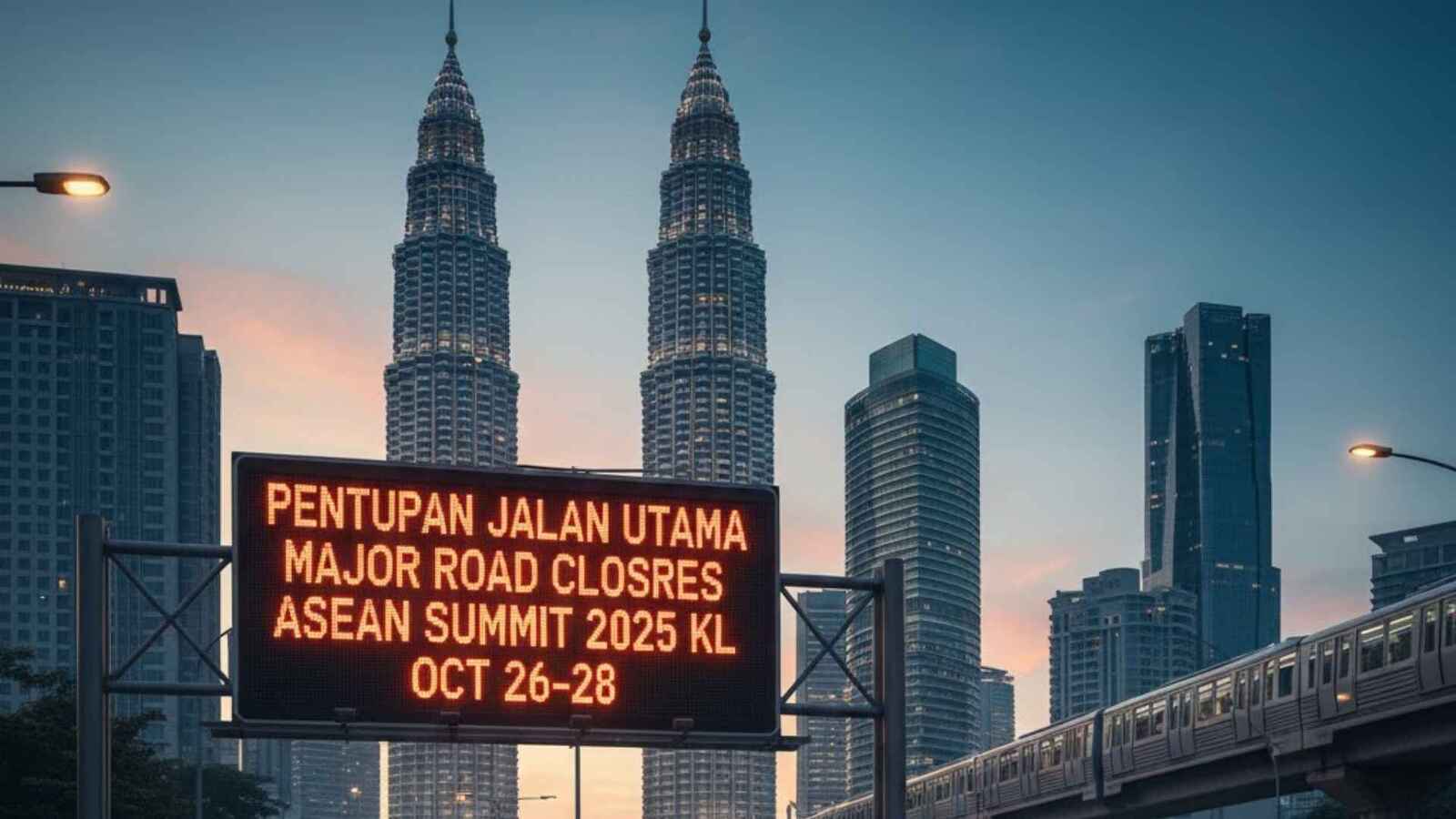 Penutupan Jalan Sidang Kemuncak ASEAN 2025 KL (26-28 Okt) | Artikel ...