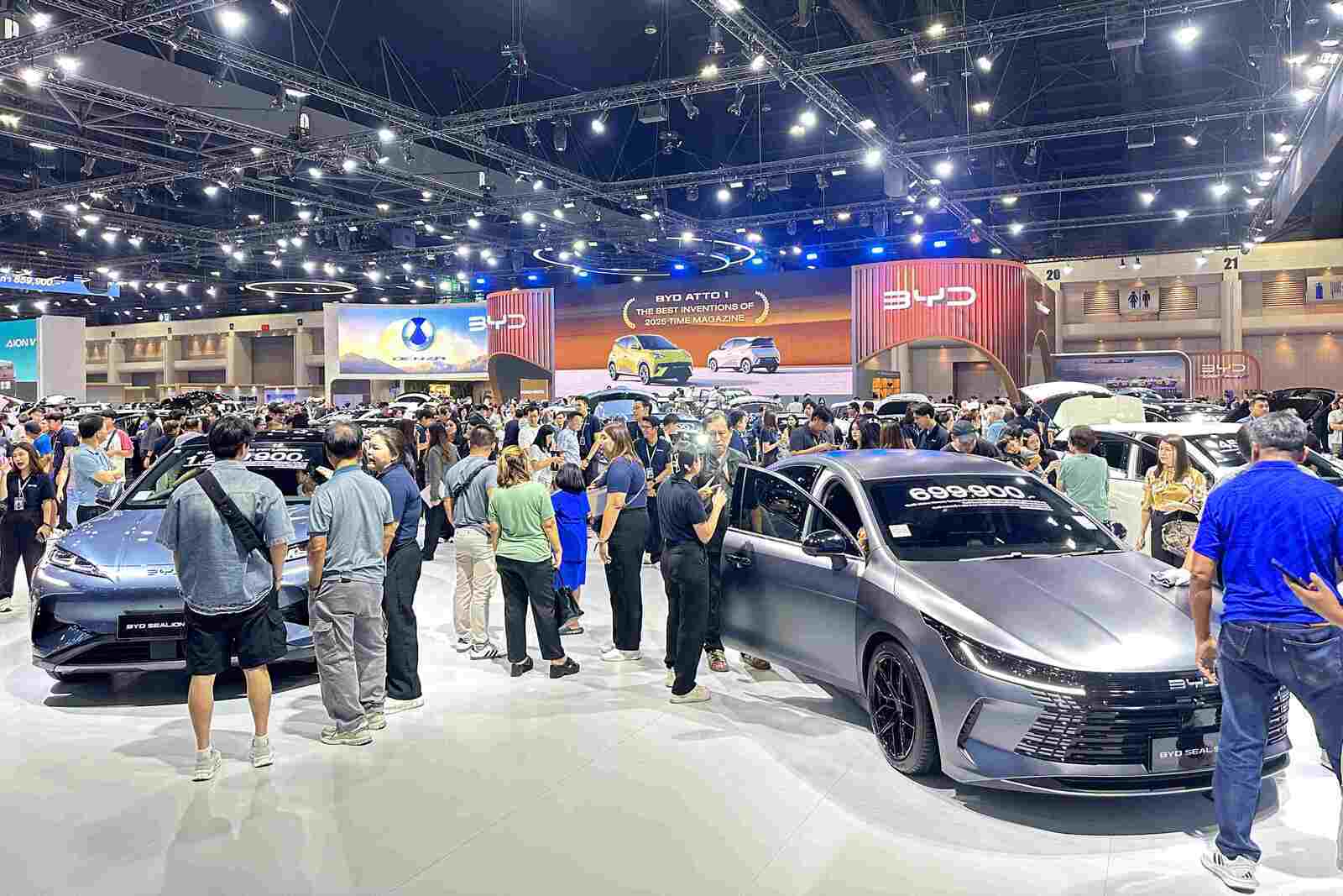 BYD Thailand took 17,354 bookings at BIMS 2026 versus Toyota Thailand's ...