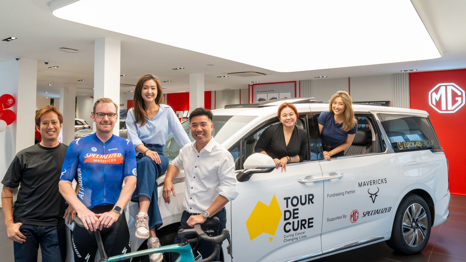 Eurokars and MG Singapore support Tour de Cure, a charity ride for ...