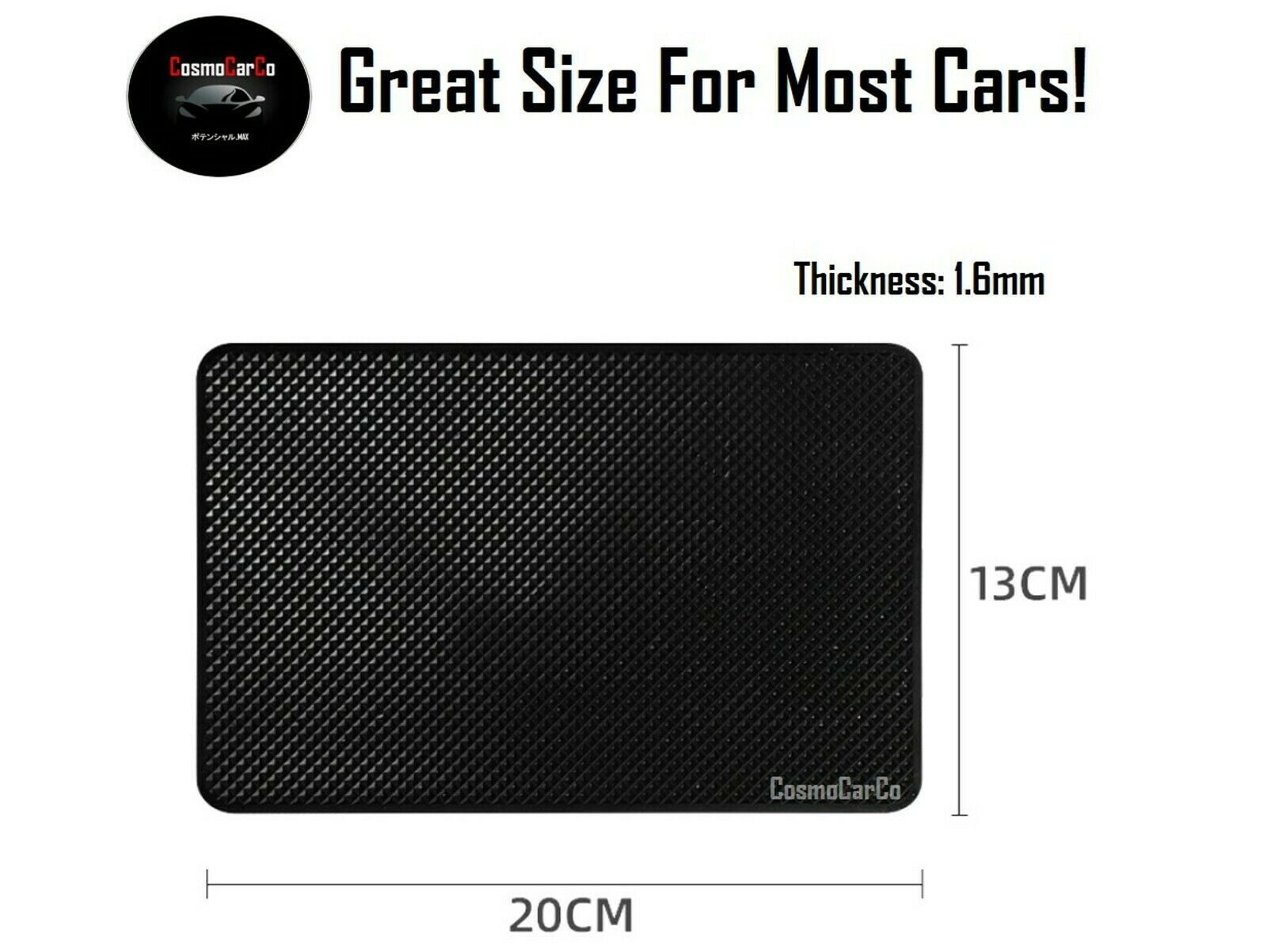 Car Anti Slip Mat Dashboard Non Slip Pad Anti-Slip Sunglass Mobile ...