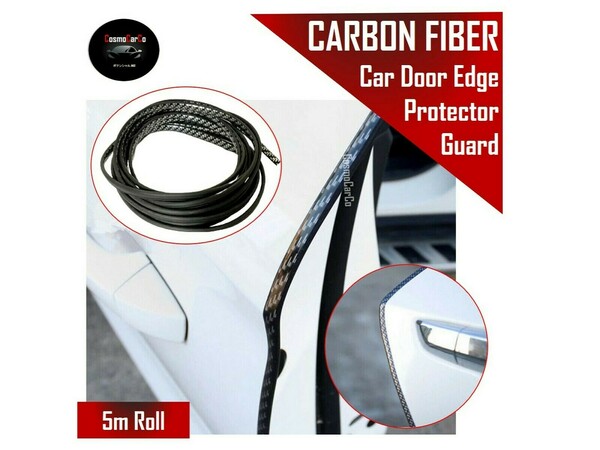 5M Car Door Edge Protector Strip Carbon Fiber Design Protection Guard ...