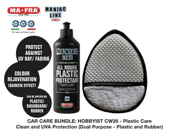 Mafra Car Care Package Car Plastic Care - Clean and UVA Protection ...