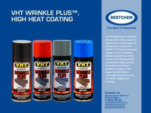 VHT Wrinkle Plus™, High Heat Coating | Deals | Motorist Singapore