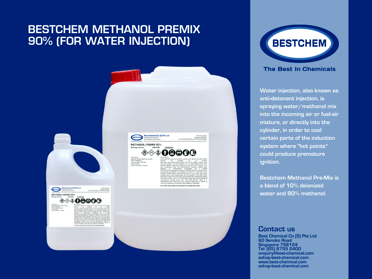 Bestchem Methanol Premix 90% (for water injection) | Deals | Motorist ...