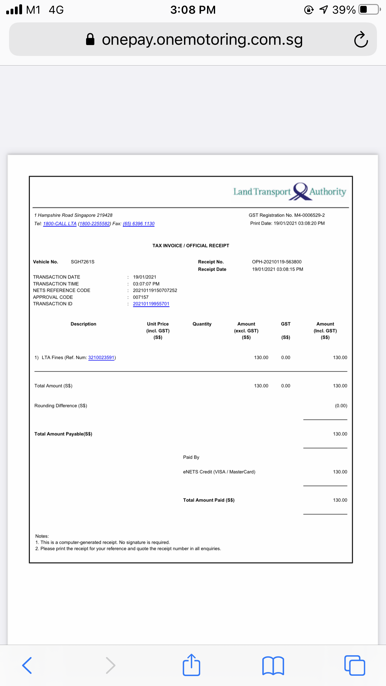 I recently paid a late fine for my TDVL of $25 at LTA, and surrendered ...