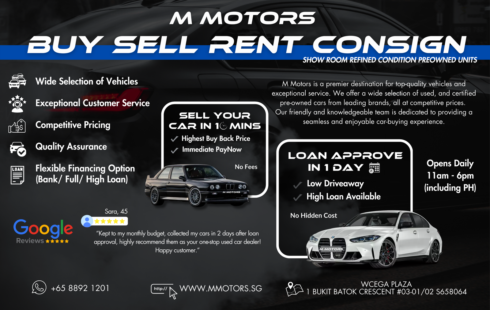 M Motors Pte Ltd | Vehicle Listings | Motorist Singapore